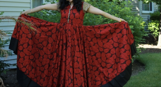 PunarviAuthentic|PreLoved|SustainableDesigner Anitha Reddy Long Dress