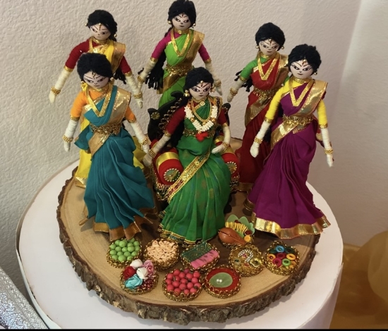 PunarviAuthentic|PreLoved|SustainableSeemantham Doll Set