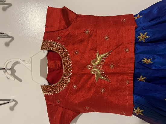 PunarviAuthentic|PreLoved|SustainableHigh class blue and red paithani ...