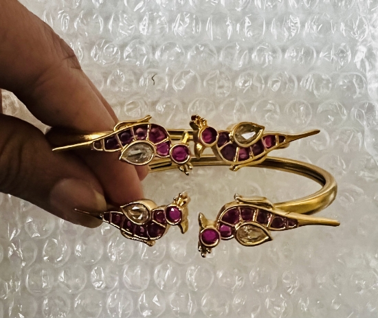 PunarviAuthentic|PreLoved|SustainablePair of Bird kadas