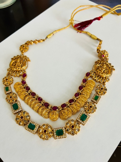 PunarviAuthentic|PreLoved|Sustainablelayered kasu mala