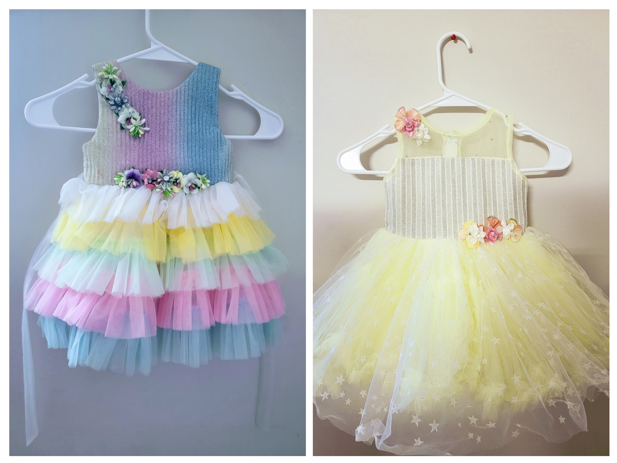 PunarviAuthentic|PreLoved|SustainableBaby Girl combo Dresses 12-18M