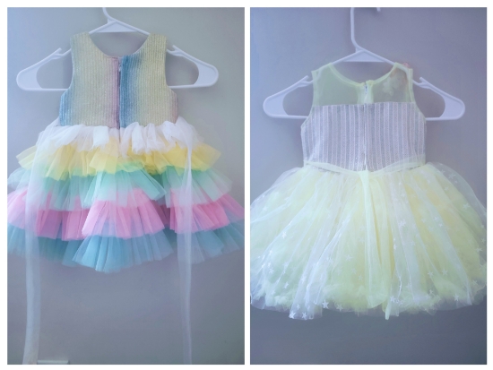 PunarviAuthentic|PreLoved|SustainableBaby Girl combo Dresses 12-18M