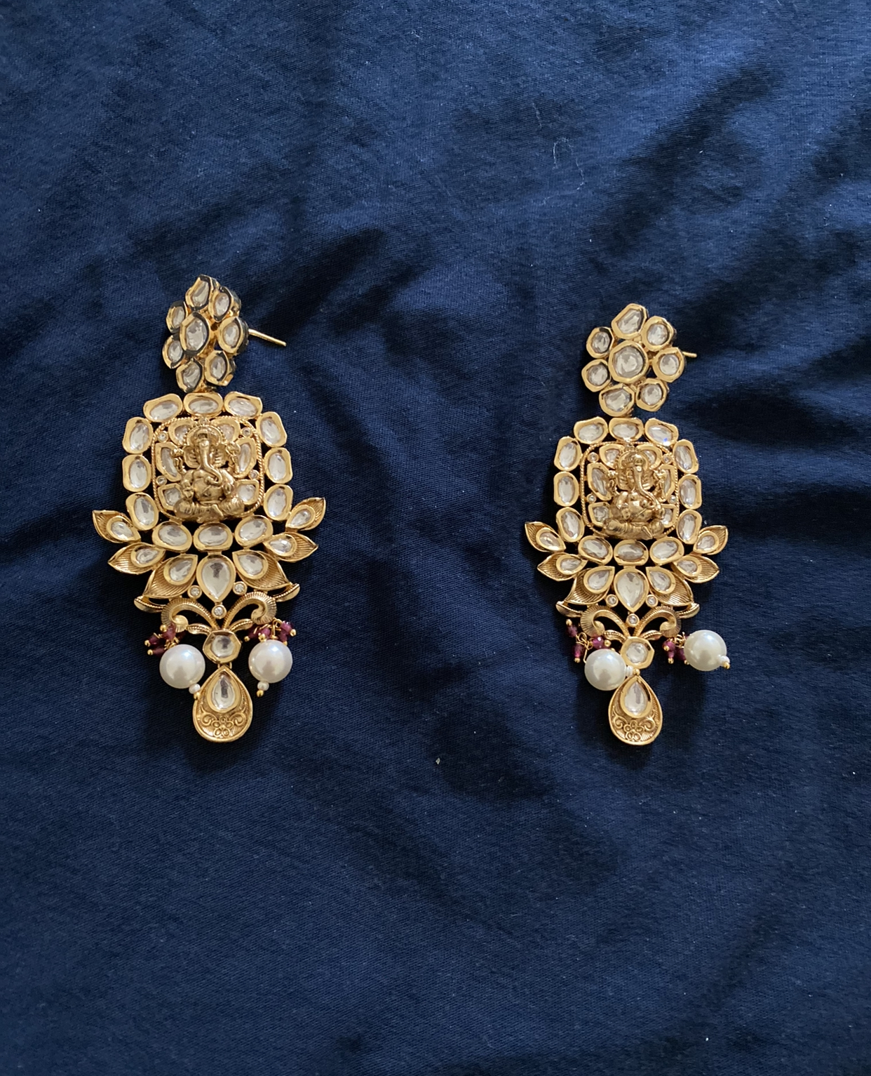 PunarviAuthentic|PreLoved|SustainableBeautiful Ganesh Haar set in ...