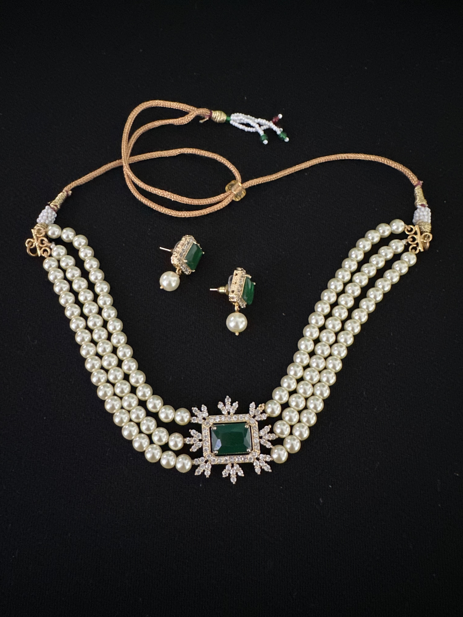 PunarviAuthentic|PreLoved|SustainableBrand New Pearl Choker Set