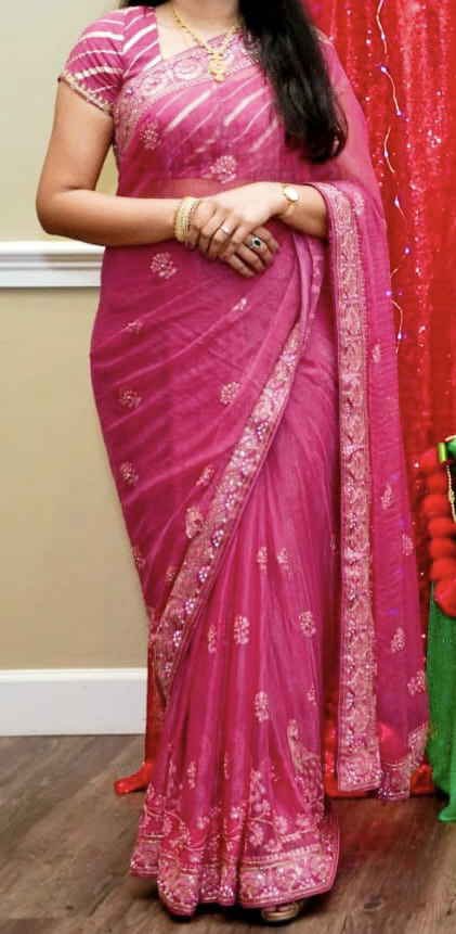 PunarviAuthentic|PreLoved|SustainableGorgeous English pink party wear ...