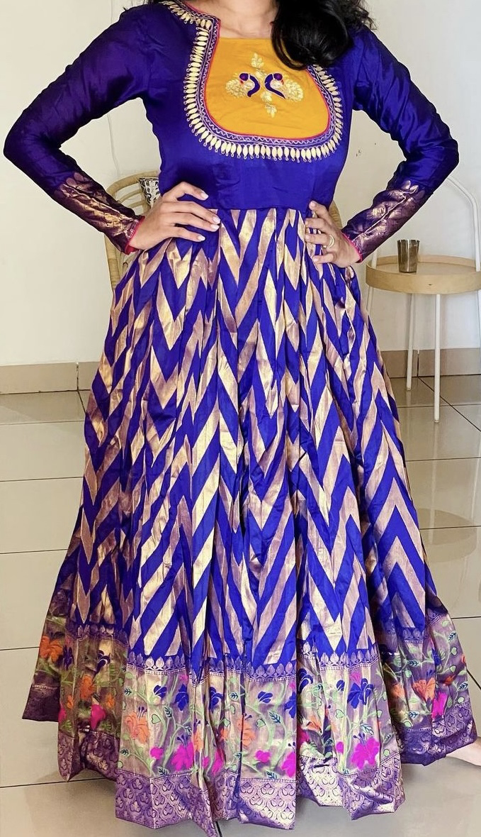 PunarviAuthentic|PreLoved|SustainableLong sleeve traditional dress