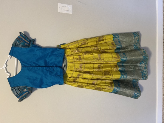 PunarviAuthentic|PreLoved|SustainableTraditional langa with Maggam work ...