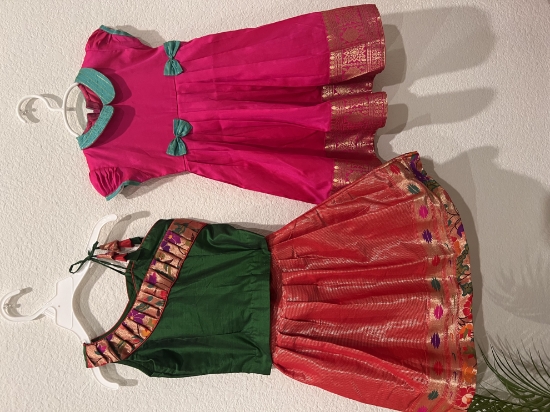 PunarviAuthentic|PreLoved|SustainableTraditional combo - crop top and ...