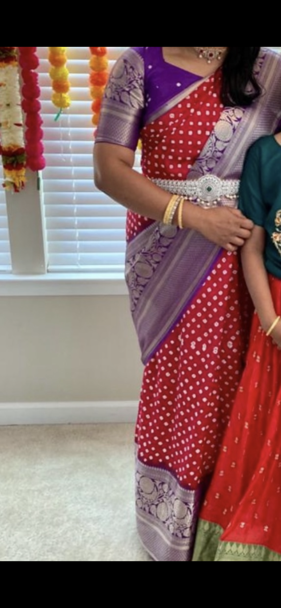 PunarviAuthentic|PreLoved|SustainableRed bandini pattu saree