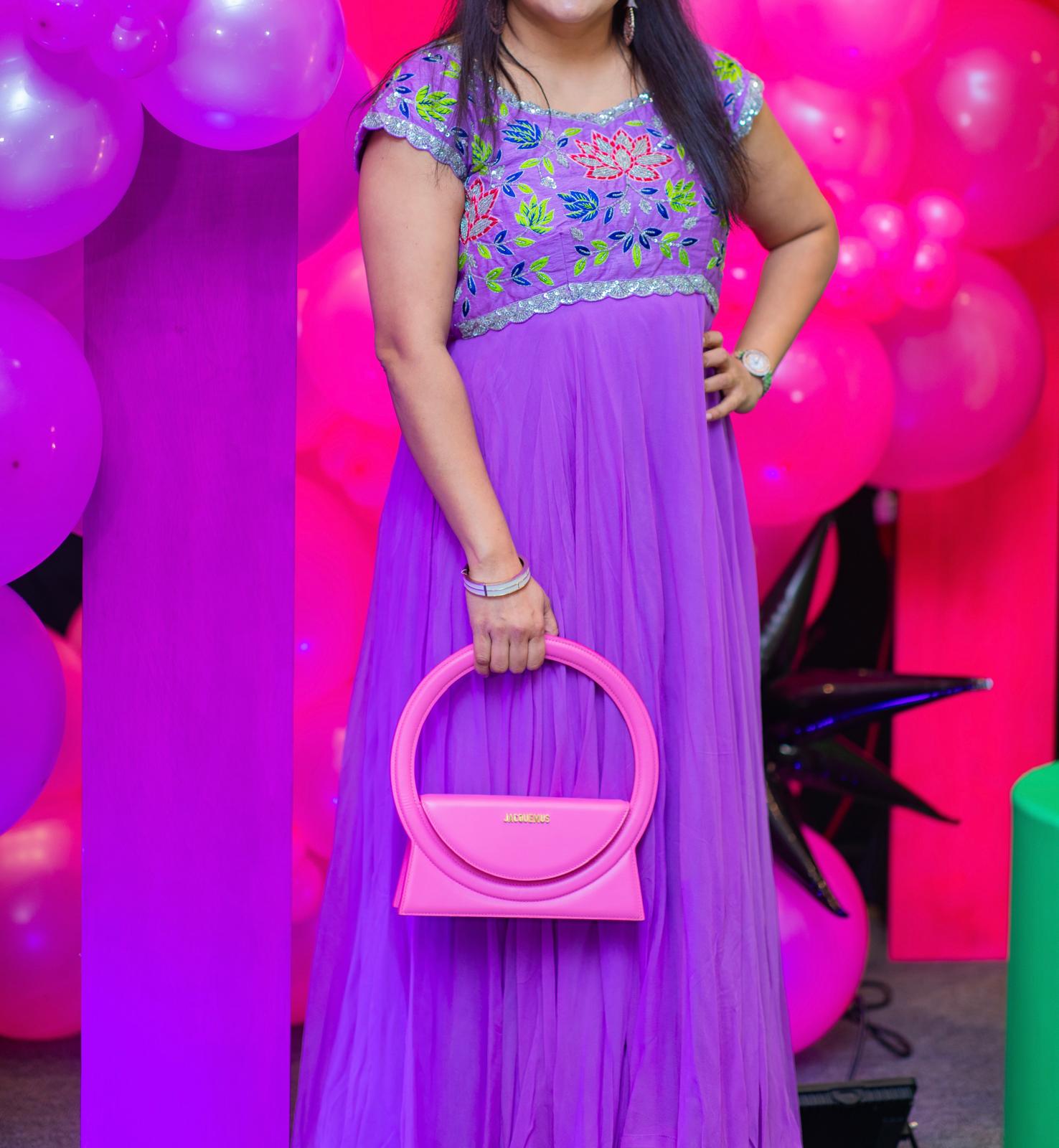 PunarviAuthentic|PreLoved|SustainablePL662 hand embroidered floral long ...