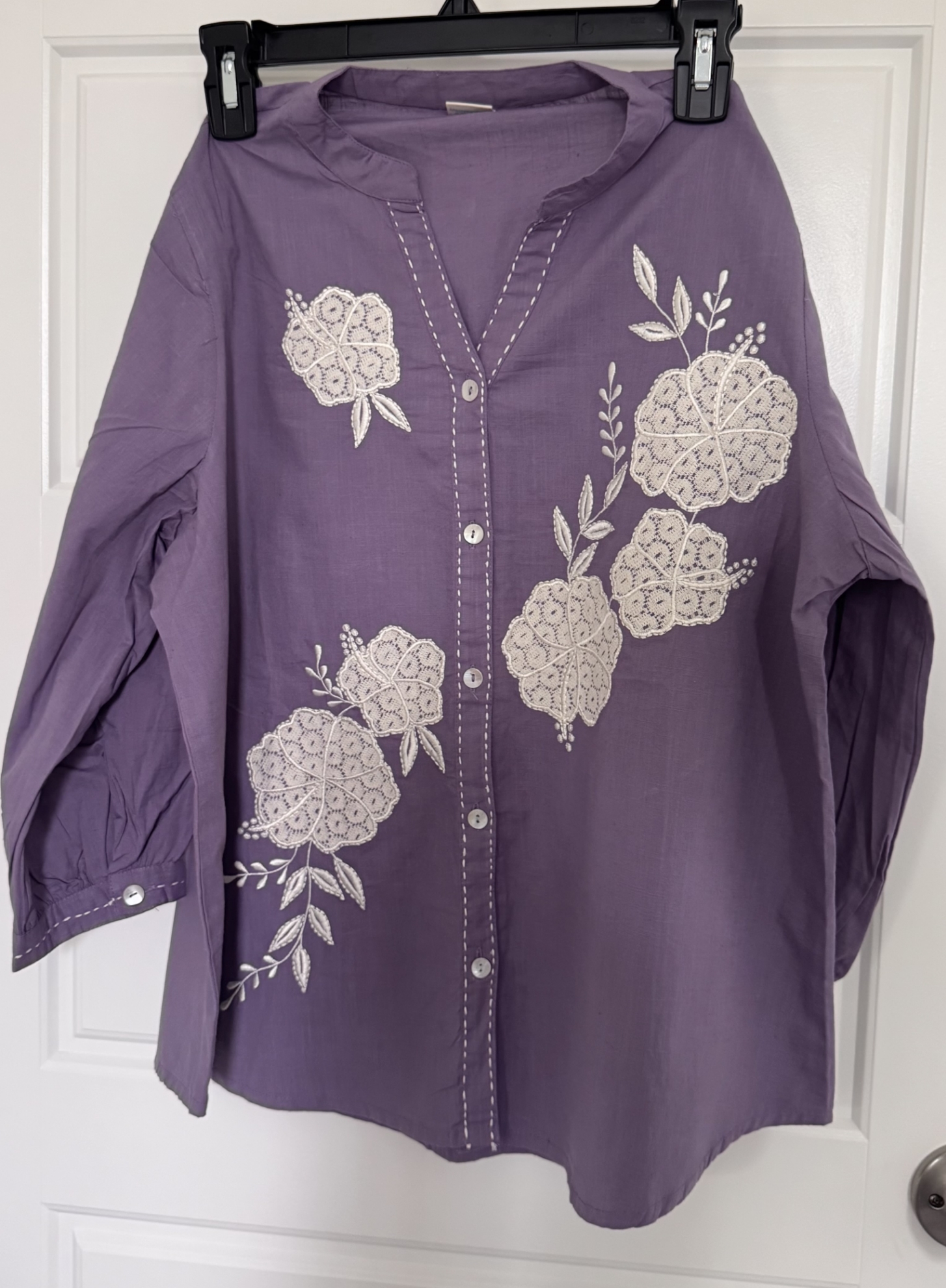 PunarviAuthentic|PreLoved|SustainableLavender and Half White Coord Sets