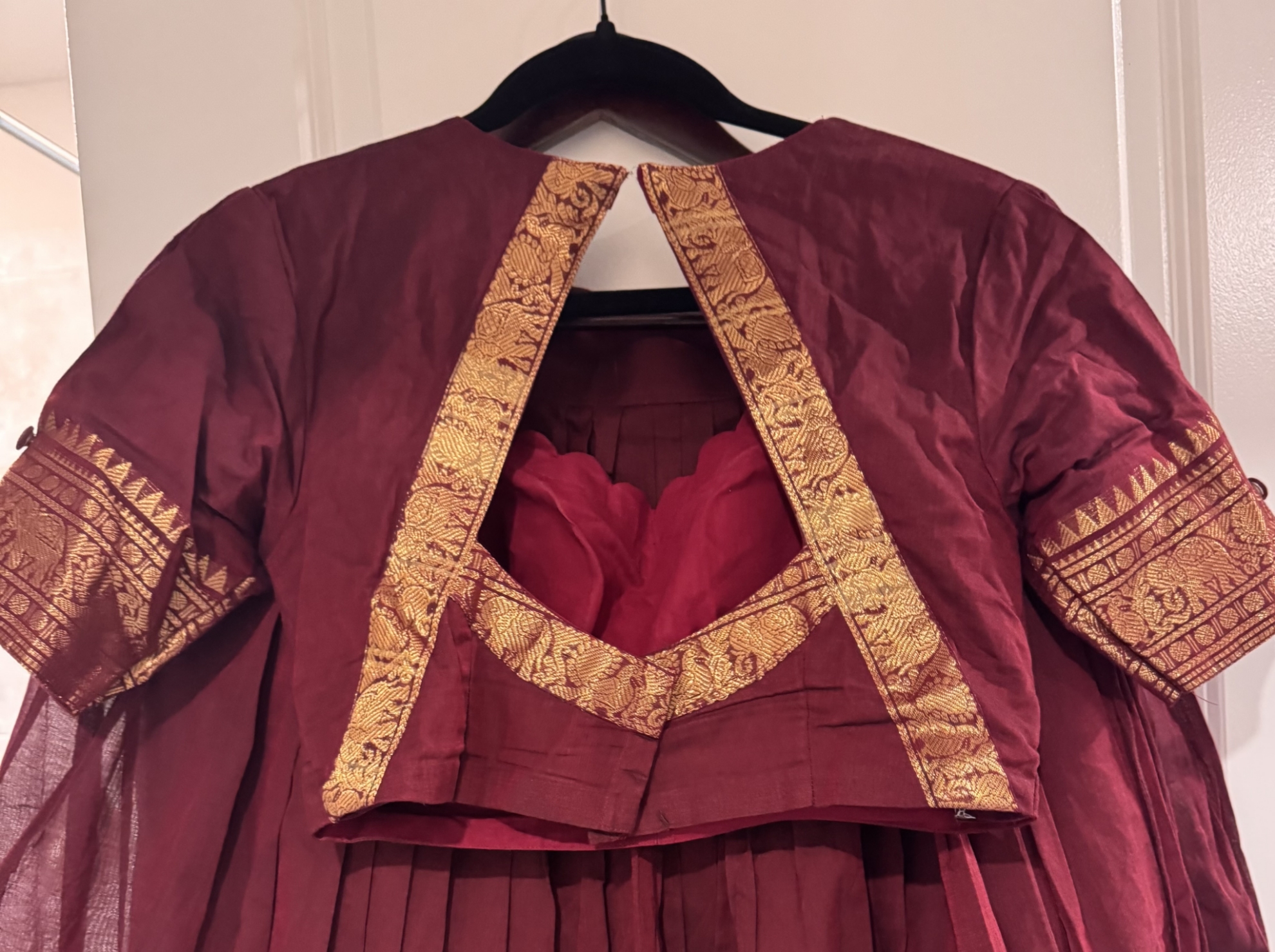 PunarviAuthentic|PreLoved|SustainableKanchi silk cotton Lehanga with ...